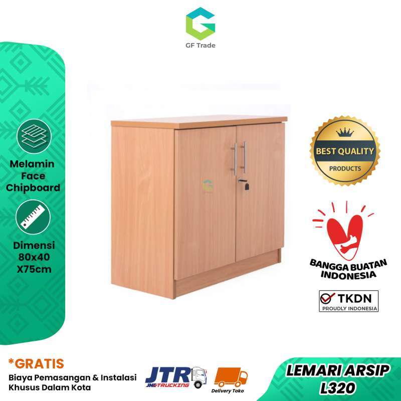 Jual Lemari Arsip Kantor Lemari Kayu Rak Arsip Kantor L 320 (Baru) di ...