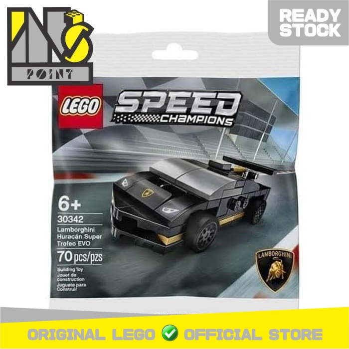 Jual Lego Speed Champions 30342 Lamborghini Huracán Super Trofeo EVO ...