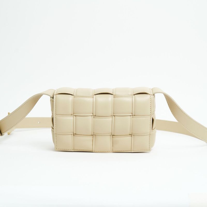 Jual Bottega Veneta Small Padded Cassette Crossbody Bag Padded Beige ...