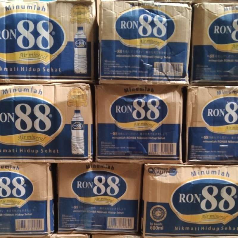 Promo Air Mineral Ron 88 Elite Botol Pet - 600 Ml (kemasan Karton ...