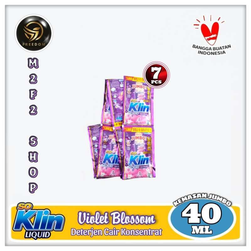 Promo So Klin Liquid Jumbo Perfume Collection Violet Blossom | Ungu ...