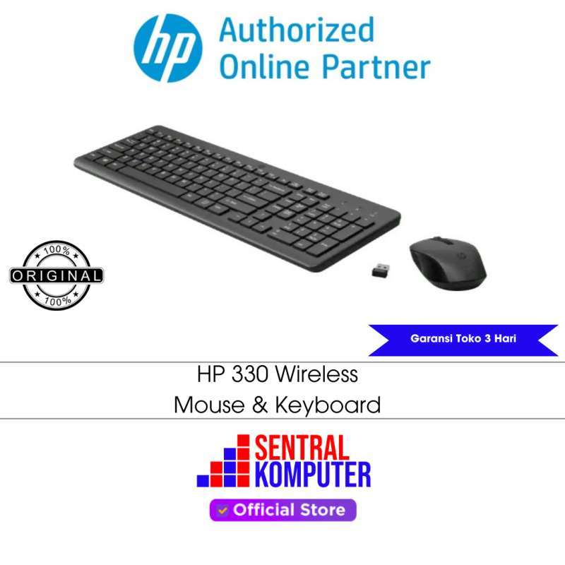 Jual Hp 330 Wireless Mouse And Keyboard Combo Di Seller Sentral Komputer Store Blw X Tale