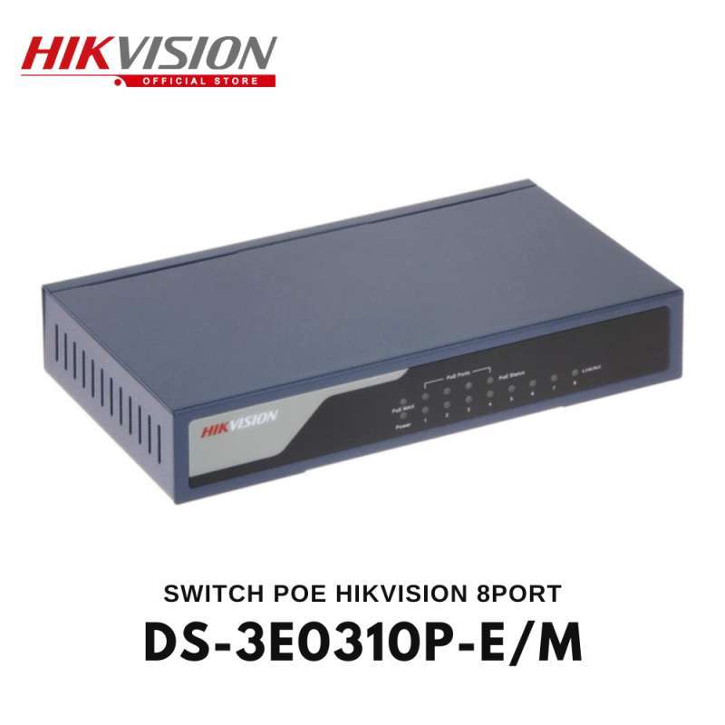 Jual POE Switch HIKVISION DS-3E0310P-E/M 8 Port Fast Ethernet Switch ... Jual POE Switch HIKVISION DS-3E0310P-E/M 8 Port Fast Ethernet Switch ...