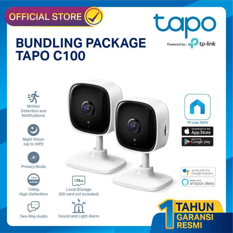 Promo Tapo C100 2 Unit Bundling Diskon 55% Di Seller Tapo By Tp Link ...