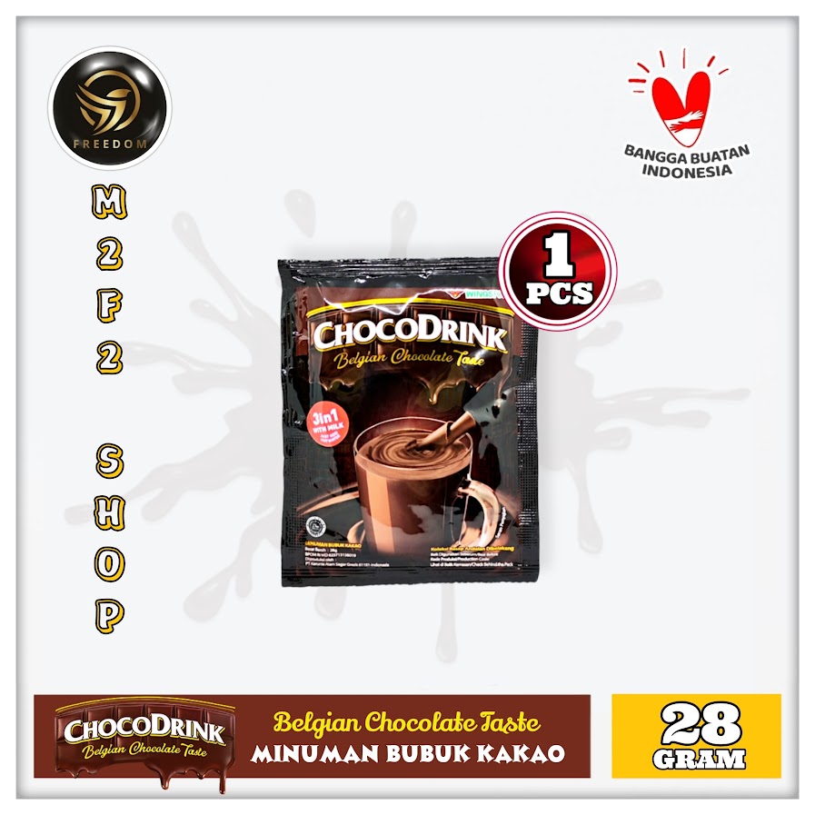 Promo Chocodrink Belgian Chocolate Taste 3in1 | Bubuk Kakao Cokelat ...