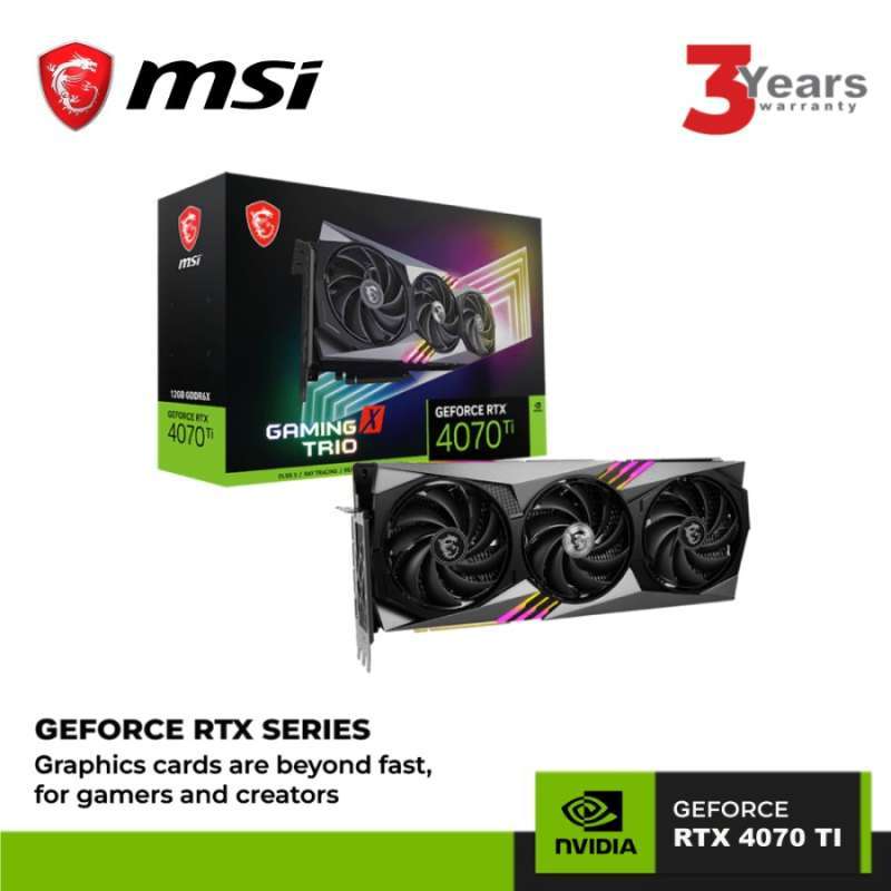 Jual Msi Geforce Rtx™ 4070 Ti Gaming X Trio 12gb Gddr6x Di Seller Msi Shop Id - Msi Shop Id ...