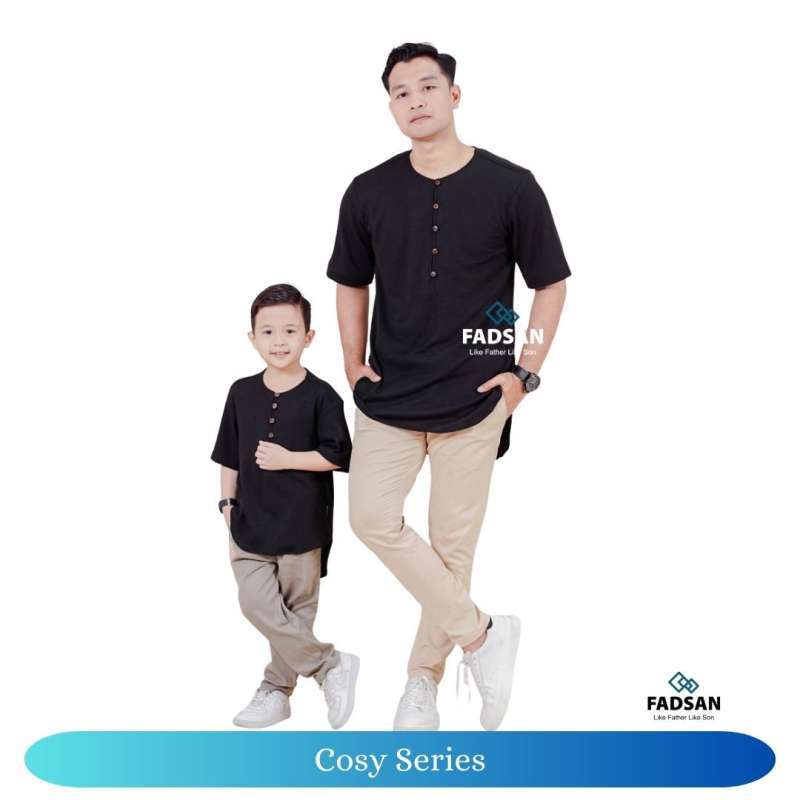 Promo Baju Couple Ayah dan Anak Lengan Pendek Menyerap Keringat Dari ...