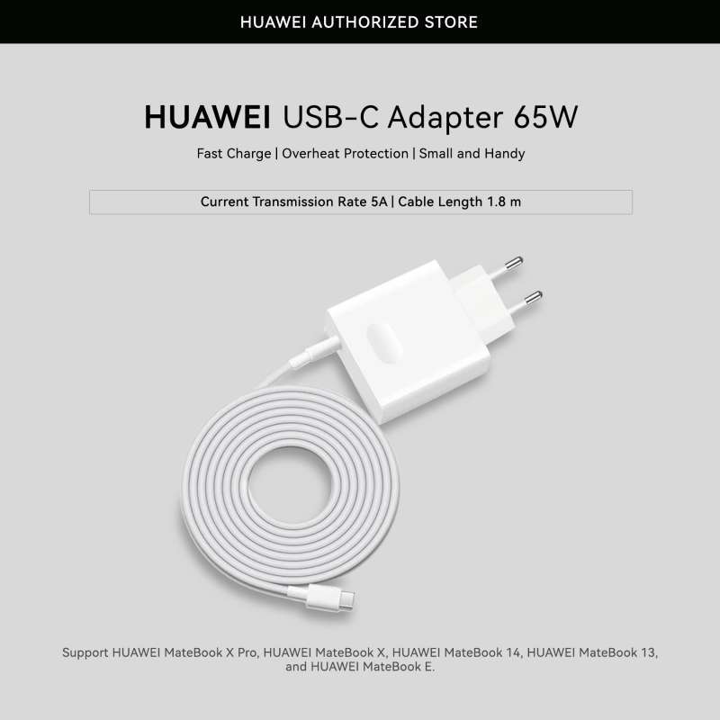 Jual Huawei Charger Laptop 65watt Di Seller Huawei Authorized Official ...