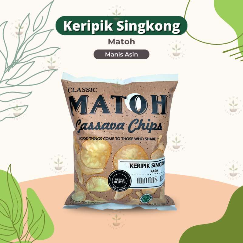 Jual Matoh Keripik Singkong Manis Asin 75gr - Keripik Bebas Gluten di Seller Alora Essential ...