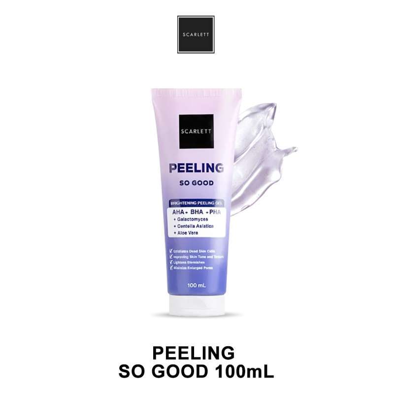 Jual Scarlett Whitening Peeling Gel So Good Peeling Wajah Scarlet 100ml ...