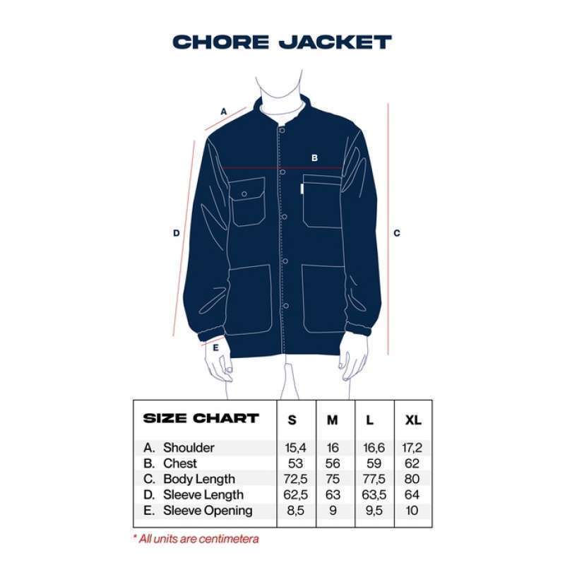 Promo Erigo Chore Jacket Vulka Navy - S Diskon 75% Di Seller Erigo ...