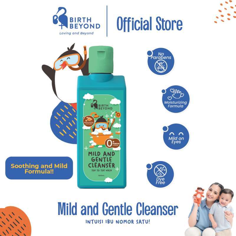 Jual BIRTH BEYOND MILD AND GENTLE CLEANSER (TOP TO TOE WASH) 100ML -NEW ...