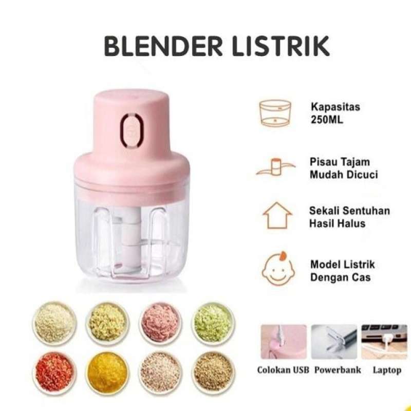 Jual MINI BLENDER ELEKTRIK MINI BLENDER PORTABLE BLENDER BUAH DAN ...