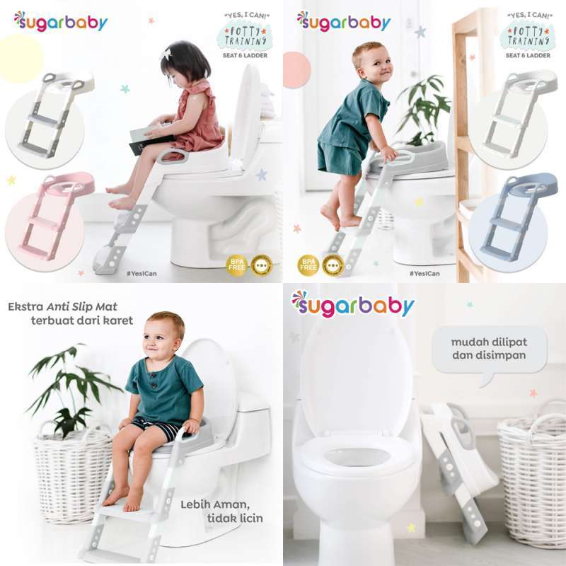 Jual Sugar Baby Potty Training Seat And Ladder Pispot Bayi Di Seller ...