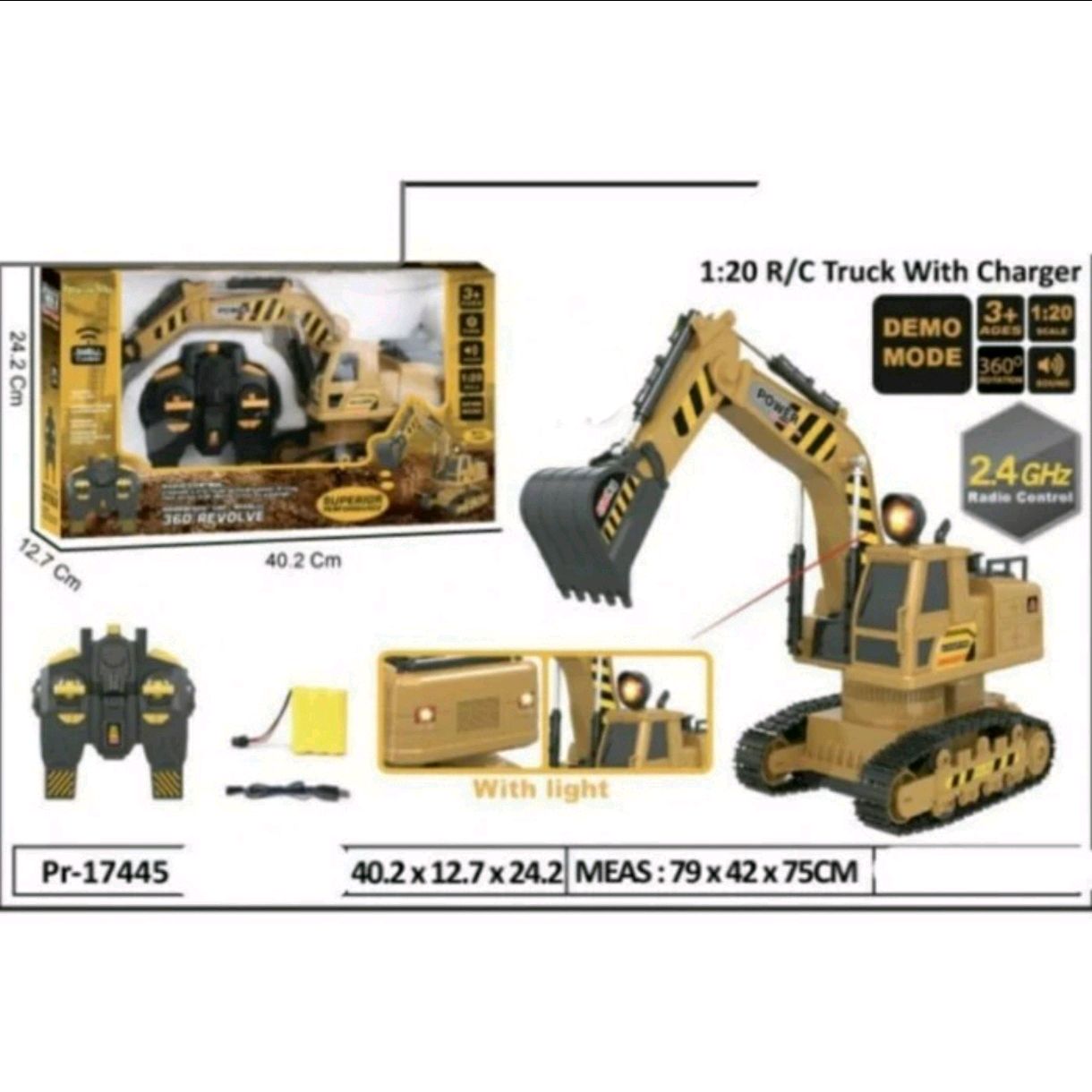 Jual mobil remote beko excavator rc beko konstruksi heavy machine 360 ...