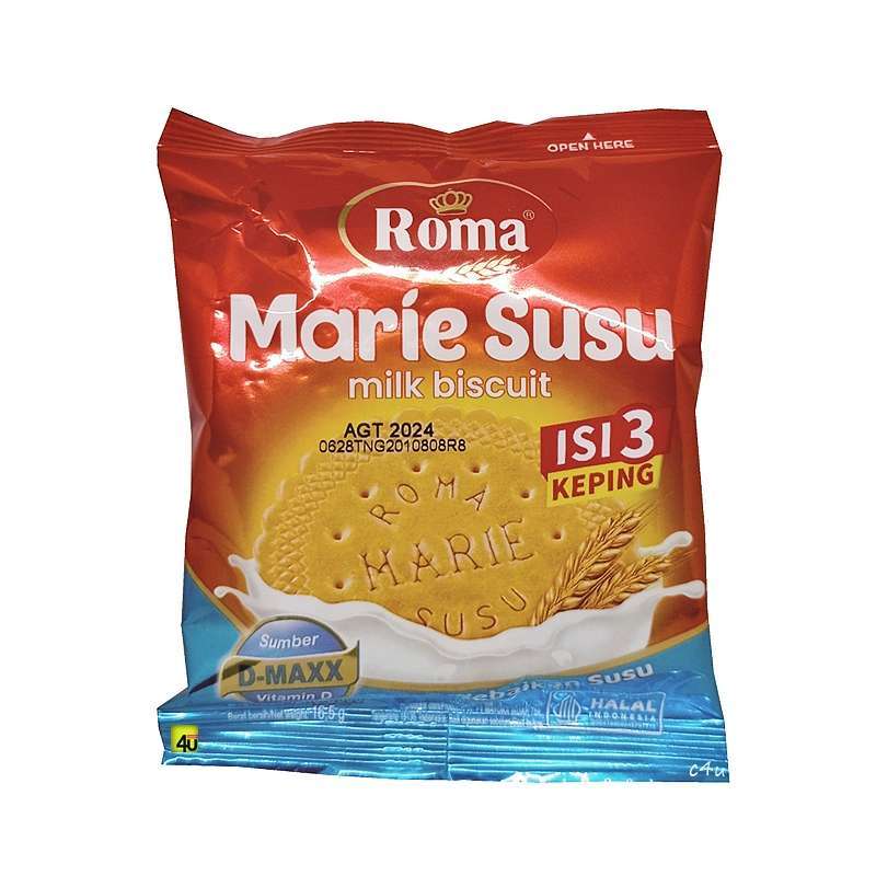 Promo Roma Biskuit Marie Susu - 1 Sachet Diskon 25% Di Seller Cemilan4u ...