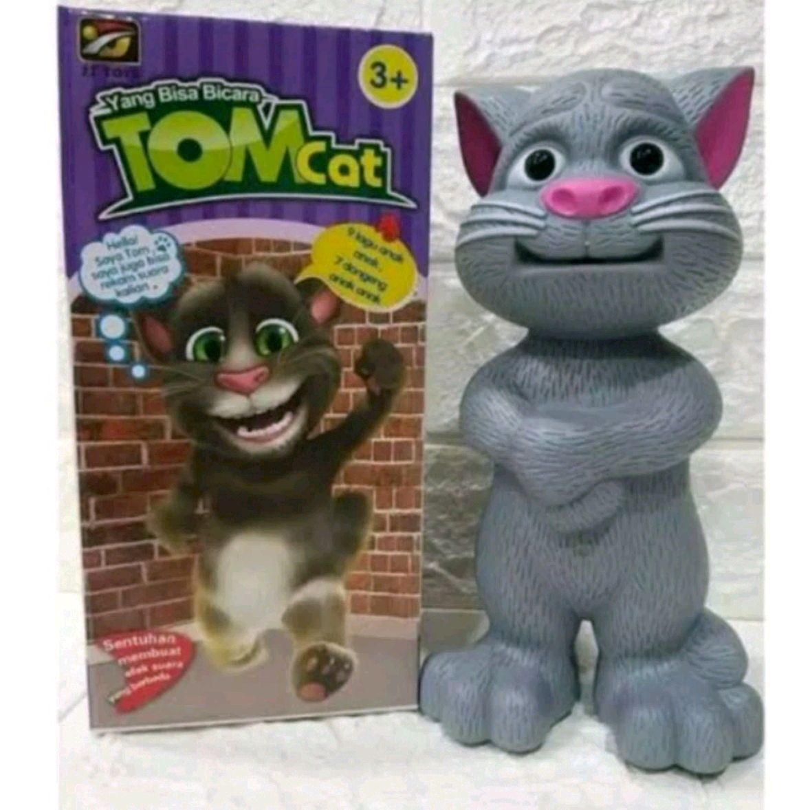Jual Mainan Talking Tom Cat Sensor Sentuh Mainan Kucing Bicara ...