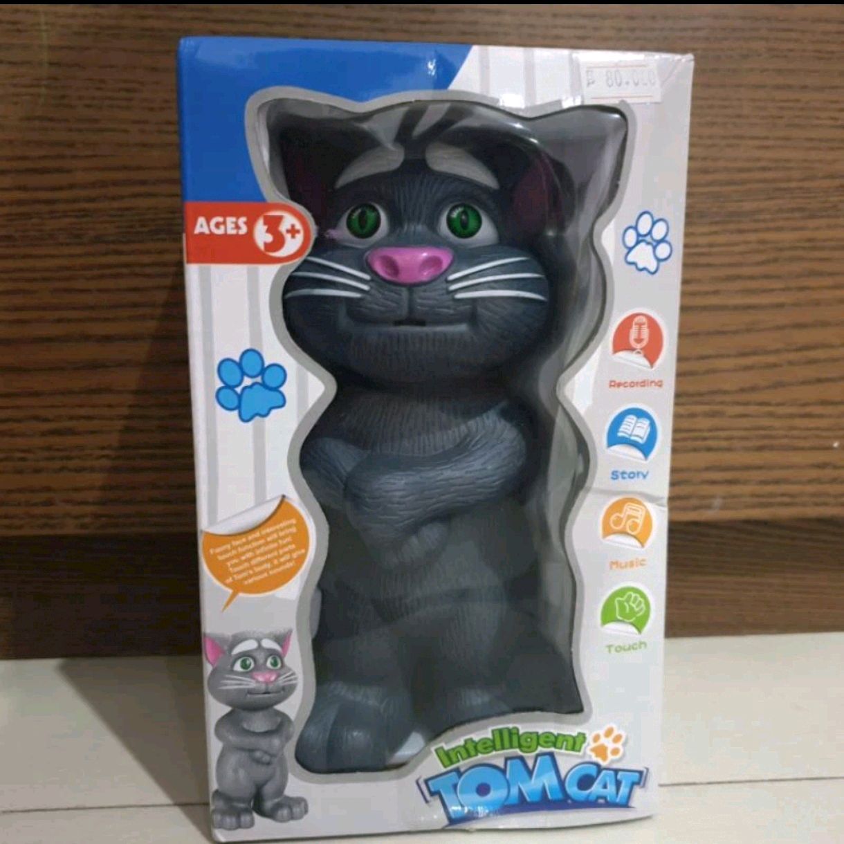 Jual Mainan Talking Tom Cat Sensor Sentuh Mainan Kucing Bicara ...