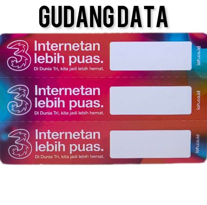 Jual Voucher Tri Kosong Spesifikasi Original, Murah & Diskon Harga Juli ...