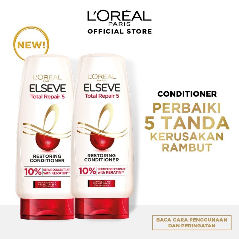 Promo L'oreal Paris Hair Care Total Repair 5 Conditioner [155 Ml] Twin ...