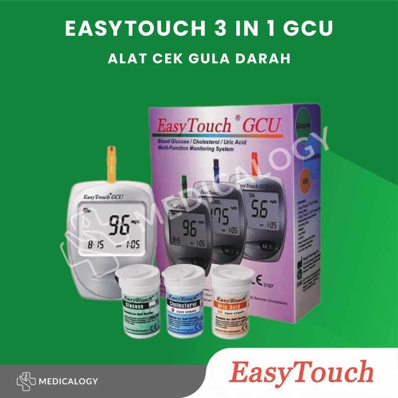 Promo Easy Touch Gcu 3 In 1 Alat Cek Gula Darah 3in1 Diskon 9% Di Seller Medicalogy - Kelapa ...
