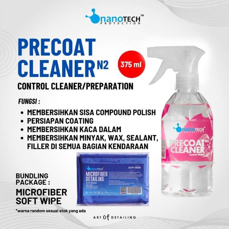 Jual Precoat Cleaner Coating Cairan Pembersih Eksterior Kendaraan Nanotech Protection - Hanya ...