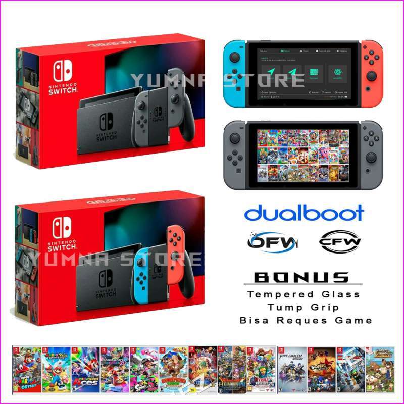 Jual Nintendo Switch V2 HAC / Full Game CFW di Seller Yumna Store ...