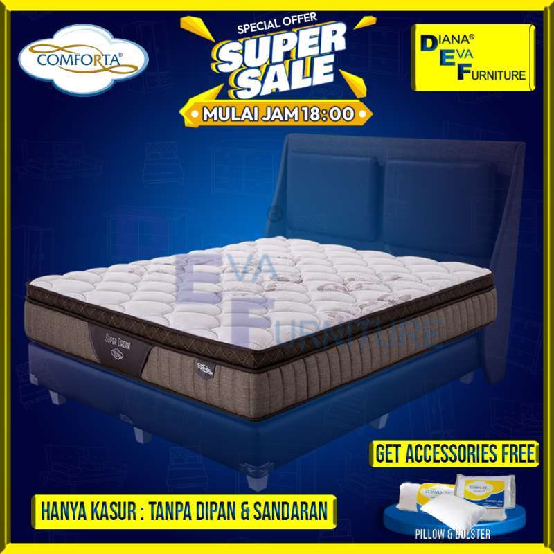 Promo Comforta Super Dream Kasur Springbed Diskon 54% Di Seller Diana ...