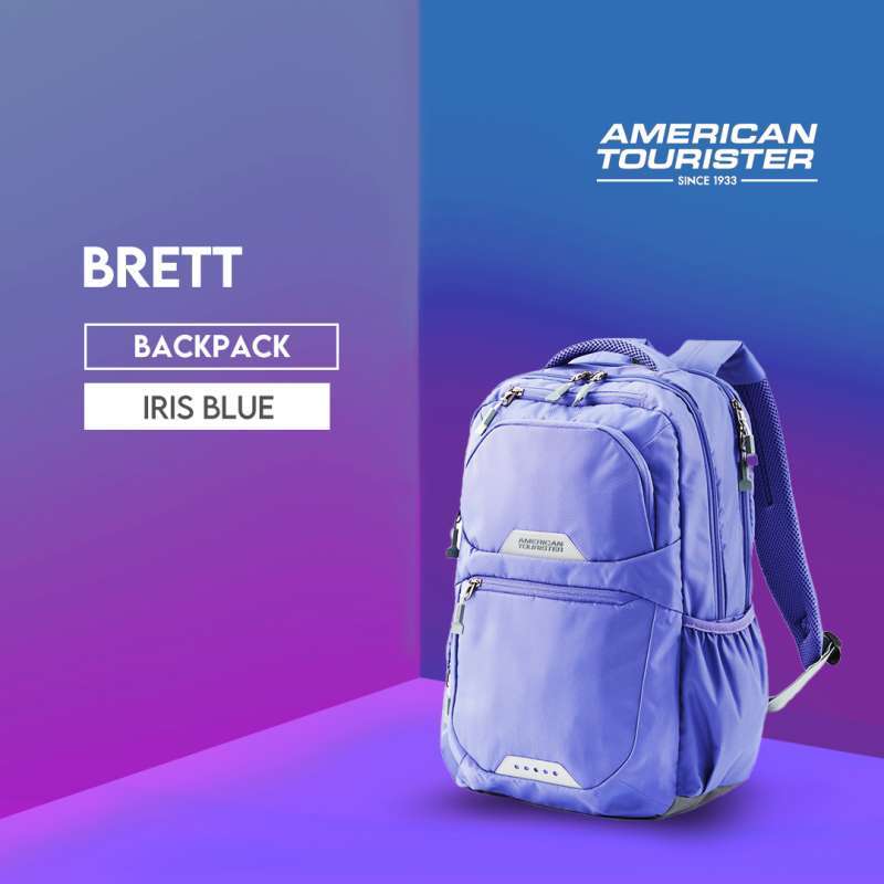 Jual American Tourister Brett Bts Backpack - Iris Blue Di Seller House ...