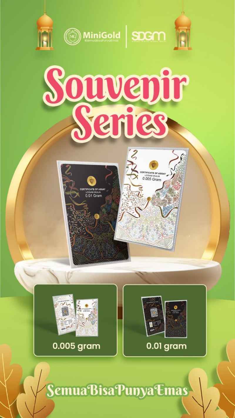 Promo Minigold 0.01 Gram Souvenir Series Logam Mulia 24karat Termurah ...