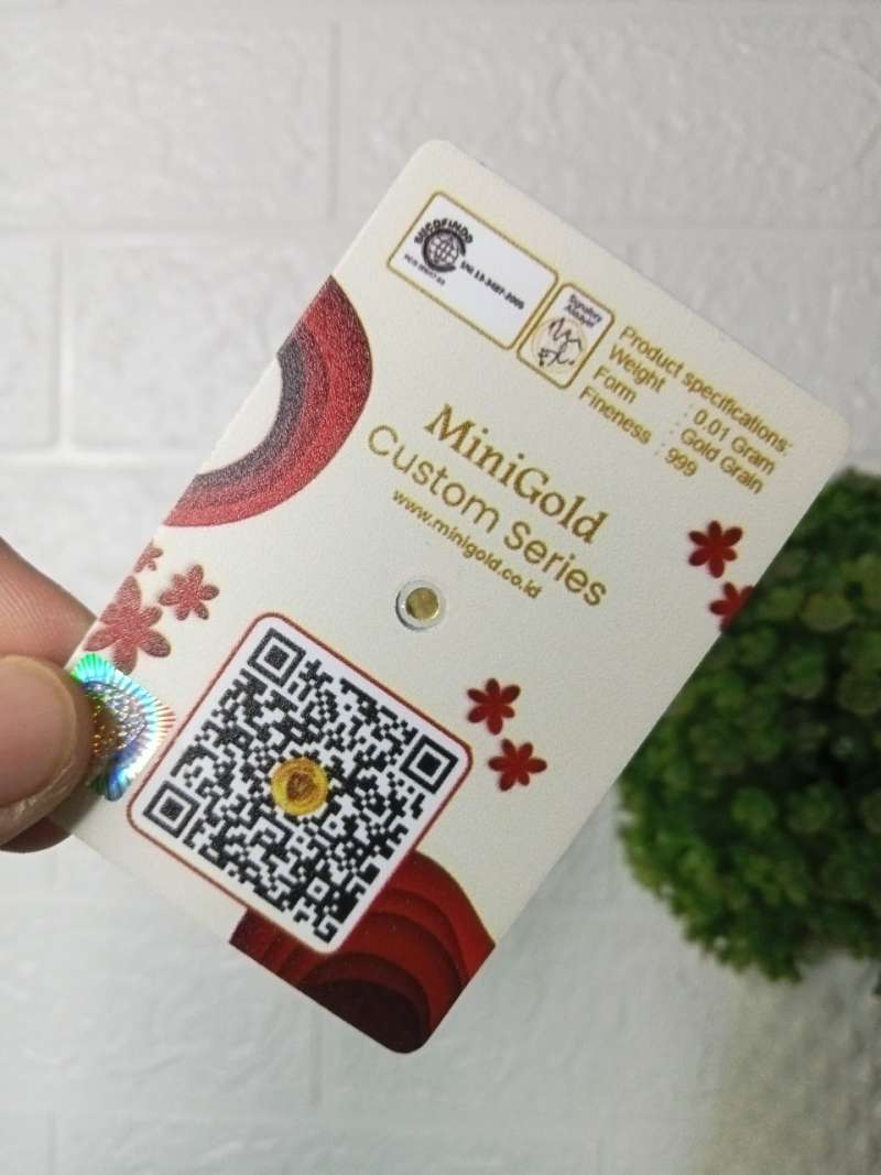 Jual Minigold 0.01 Gram Gift Series Mothers Day Logam Mulia 24karat ...