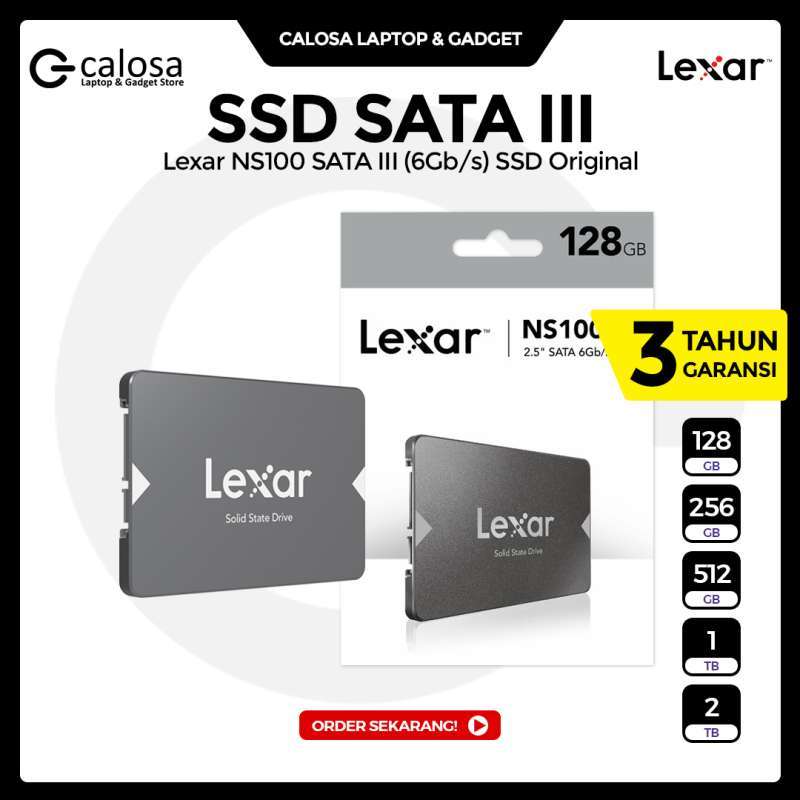 Jual Lexar NS100 SATA III (6Gb/s) SSD Original Garansi Resmi 3 Tahun ...