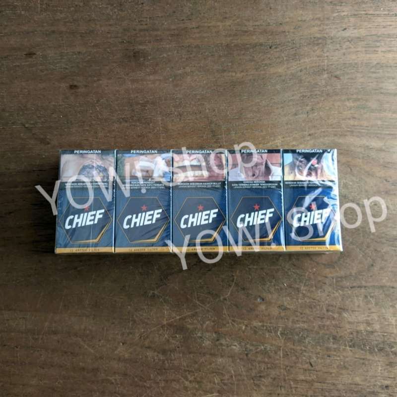 Jual Rokok Chief Kretek Filter Isi 12 Batang - 1 Slop = 10 Bungkus/pack ...