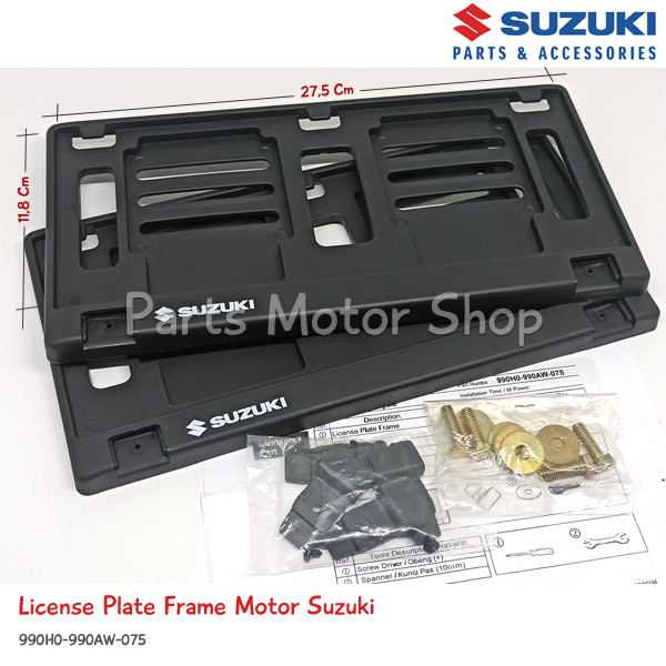 Jual Cover Plat Nomor Motor Original Suzuki Di Seller Parts Motor Shop ...