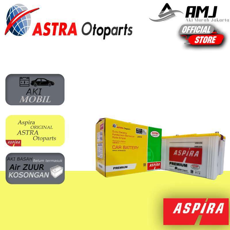Jual Aki Mobil Kia Sedona Diesel Nx120-7l 95d31l Aspira Battery Astra ...