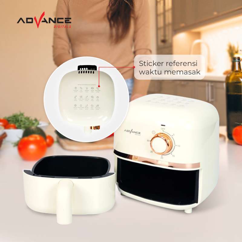 Promo Advance New Electric Air Fryer Adf-24a | Garansi Resmi 1 Tahun Diskon 62% Di Seller ...