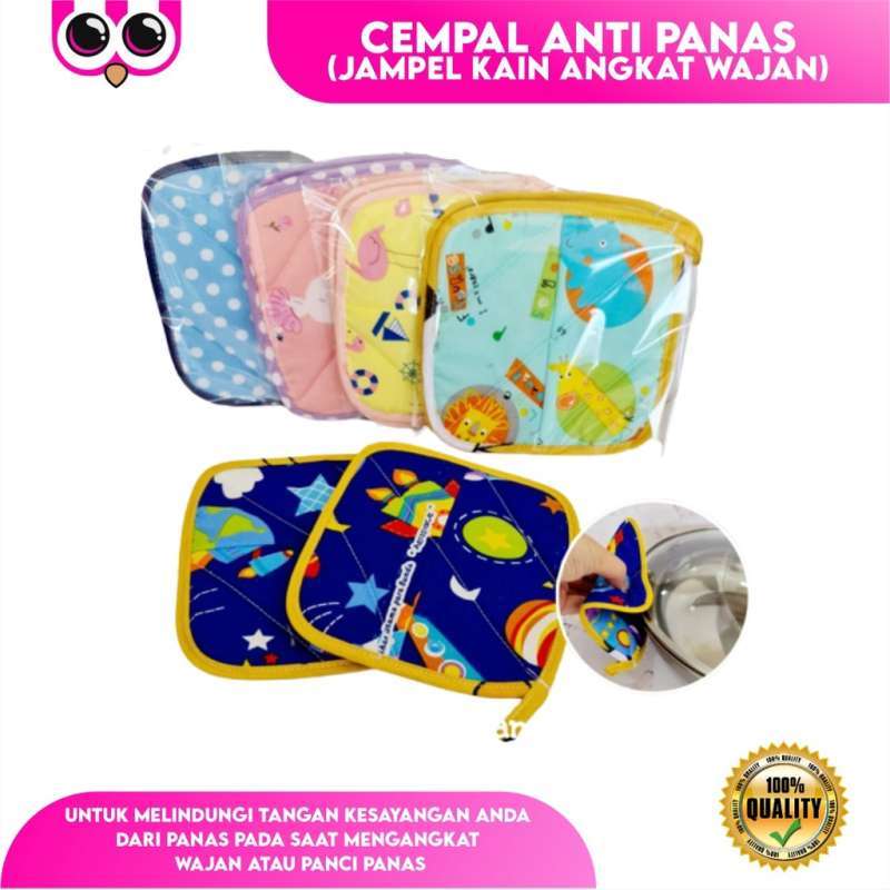 Jual Cempal Anti Panas / Jampel Kain Angkat Wajan / Lap Kain Penahan ...