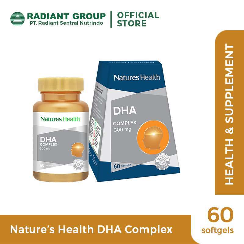 Jual Natures Health Dha Complex 500mg - 60 Softgels Di Seller Radiant Official Store - Duri Kepa ...
