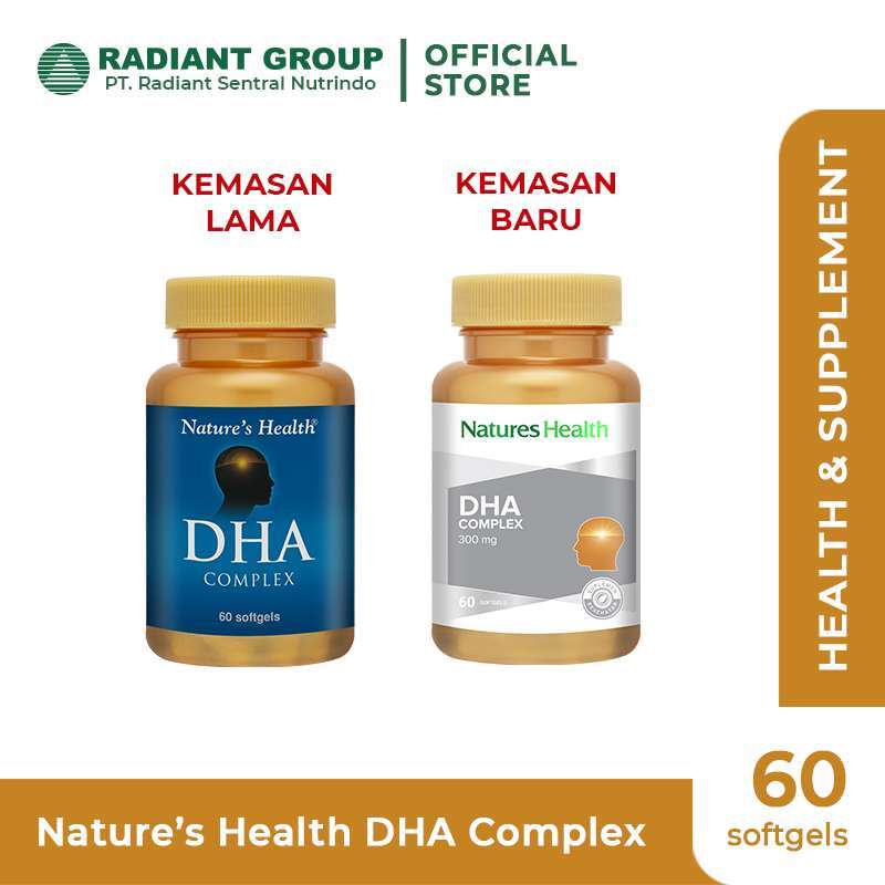 Jual Natures Health Dha Complex 500mg - 60 Softgels Di Seller Radiant ...
