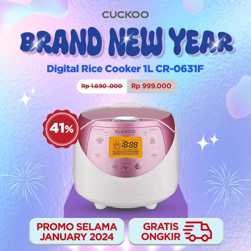 Jual CUCKOO Digital Rice Cooker 1 L CR-0631F/PK Magic Com Penanak Nasi ...
