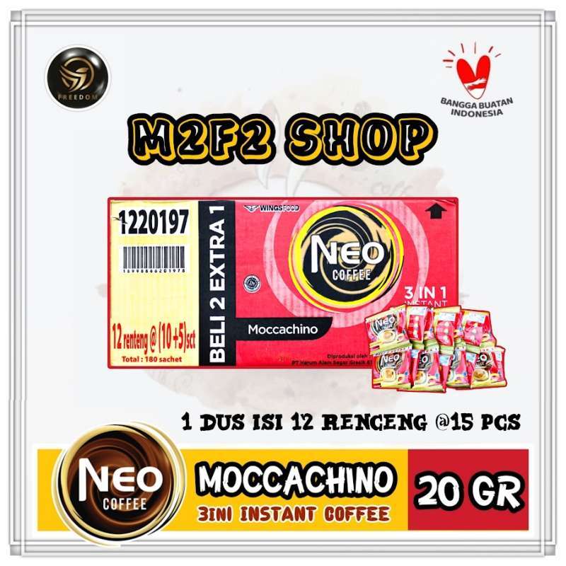 Promo Kopi Neo Coffee Moccachino 3in1 Sachet | Pack Gt - 20 Gr (kemasan ...