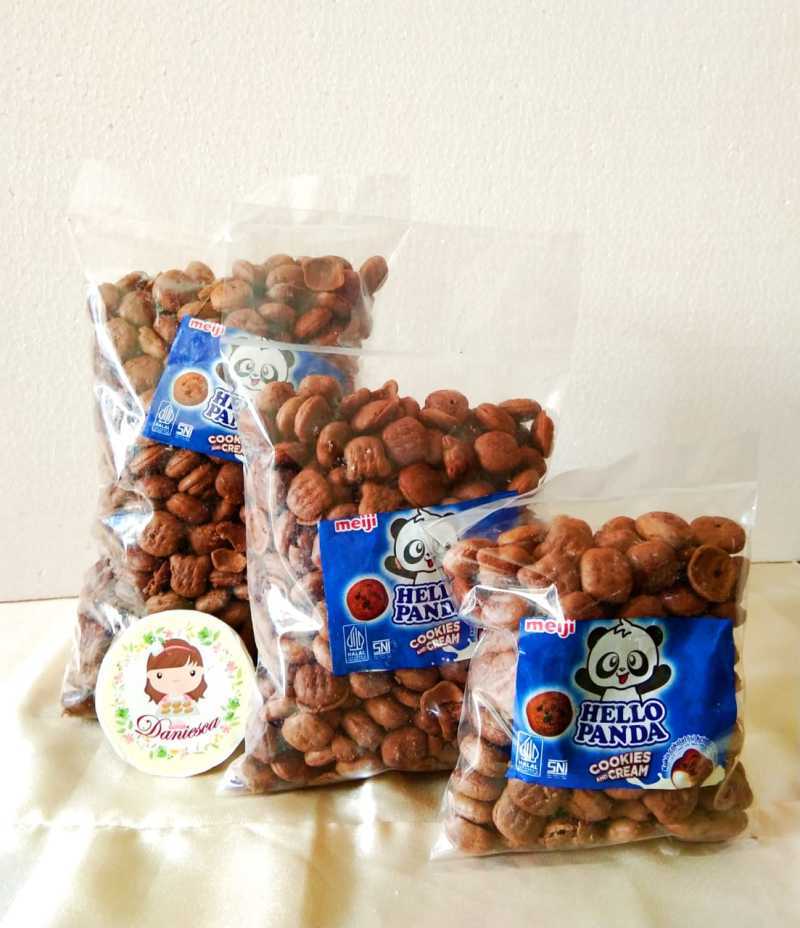 Jual 1kg Hello Panda Biskuit Coklat Meiji Rasa Chocolate Milk Doublr ...