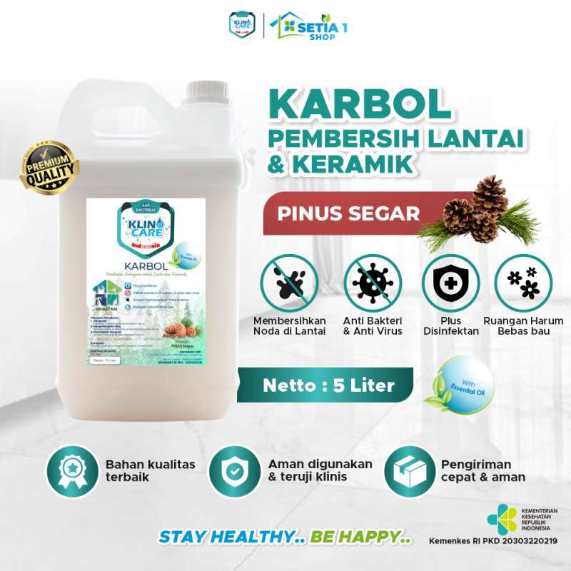Jual Karbol Pinus Klino Care 5 Liter Pembersih Lantai Serbaguna ...