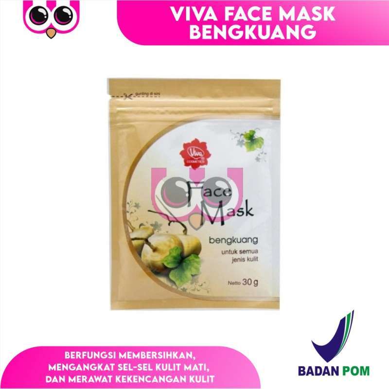 Jual Viva Face Mask Bengkuang / Masker Wajah Bengkoang 30gr Di Seller ...