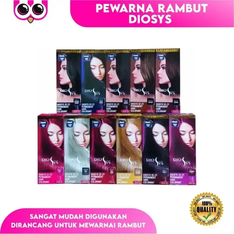 Jual [ Semir Diosys ] Pewarna Rambut Diosys / Cat Rambut Diosys ...