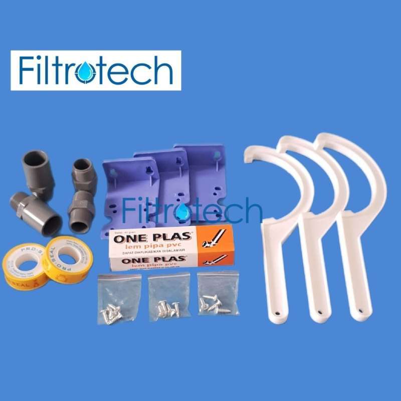 Jual Paket Filter Air 3 Tahap Ledeng, Pam 10 Inch - Paket Housing ...