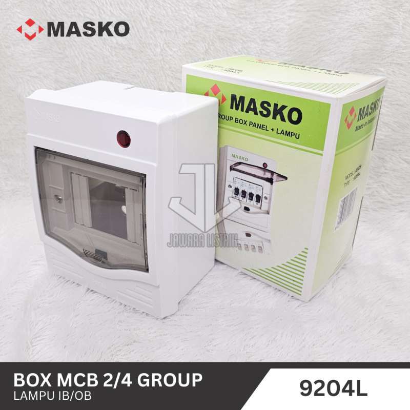 Jual Box Mcb 2/4 Grub Ib / Ob + Lampu Merk Masko 9204 L Inbow Outbow Di ...