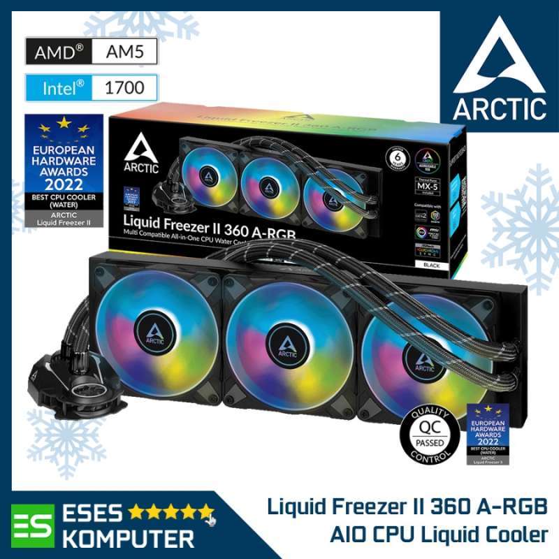 Promo Arctic Liquid Freezer Ii 360 A-rgb | Aio 360mm Cpu Liquid Cooler ...