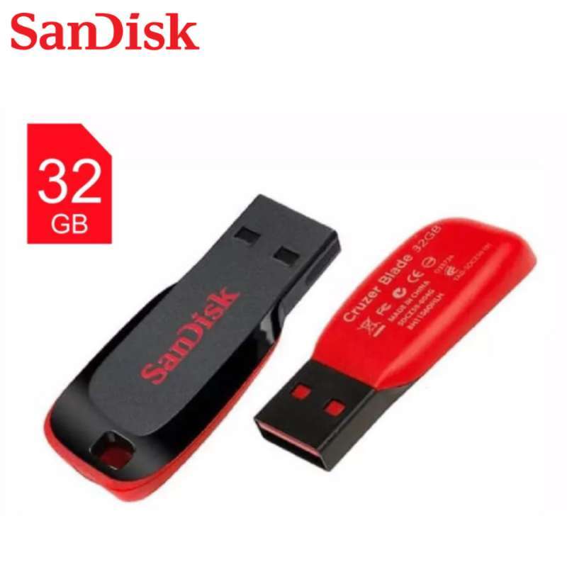Jual Flashdisk Sandisk 32gb Sandisk Cruzer Blade Flashdisk 32 Gb ...
