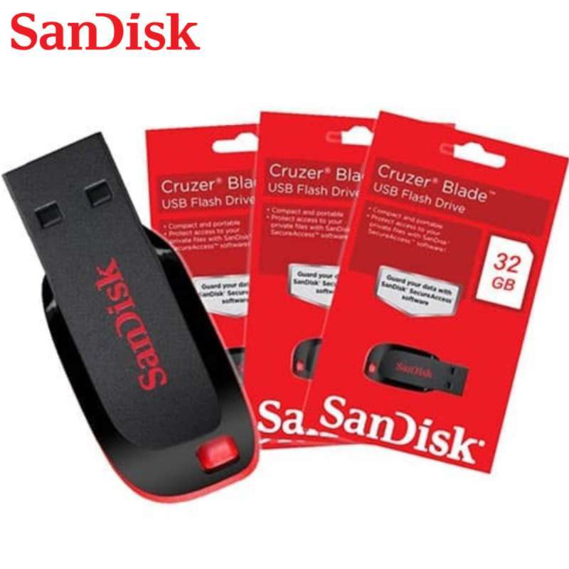 Jual Flashdisk Sandisk 32gb Sandisk Cruzer Blade Flashdisk 32 Gb ...